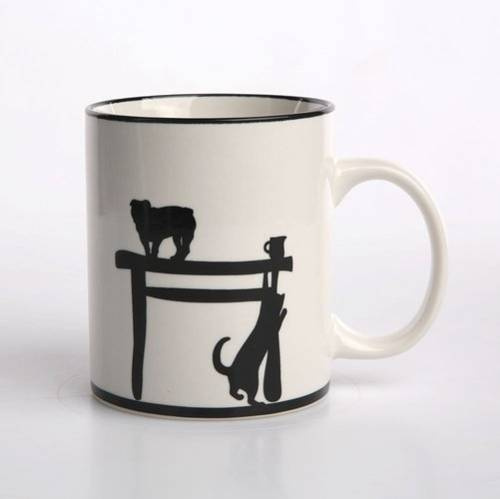 Kubek porcelanowy z kotem i psem Altom Design 320 ml | Ceramika \ Kubki ...